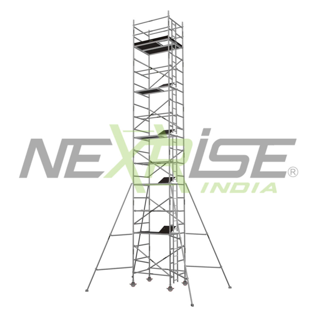 Ladder Frame Scaffold Tower | Double Width Frame Tower - Nexrise India ...