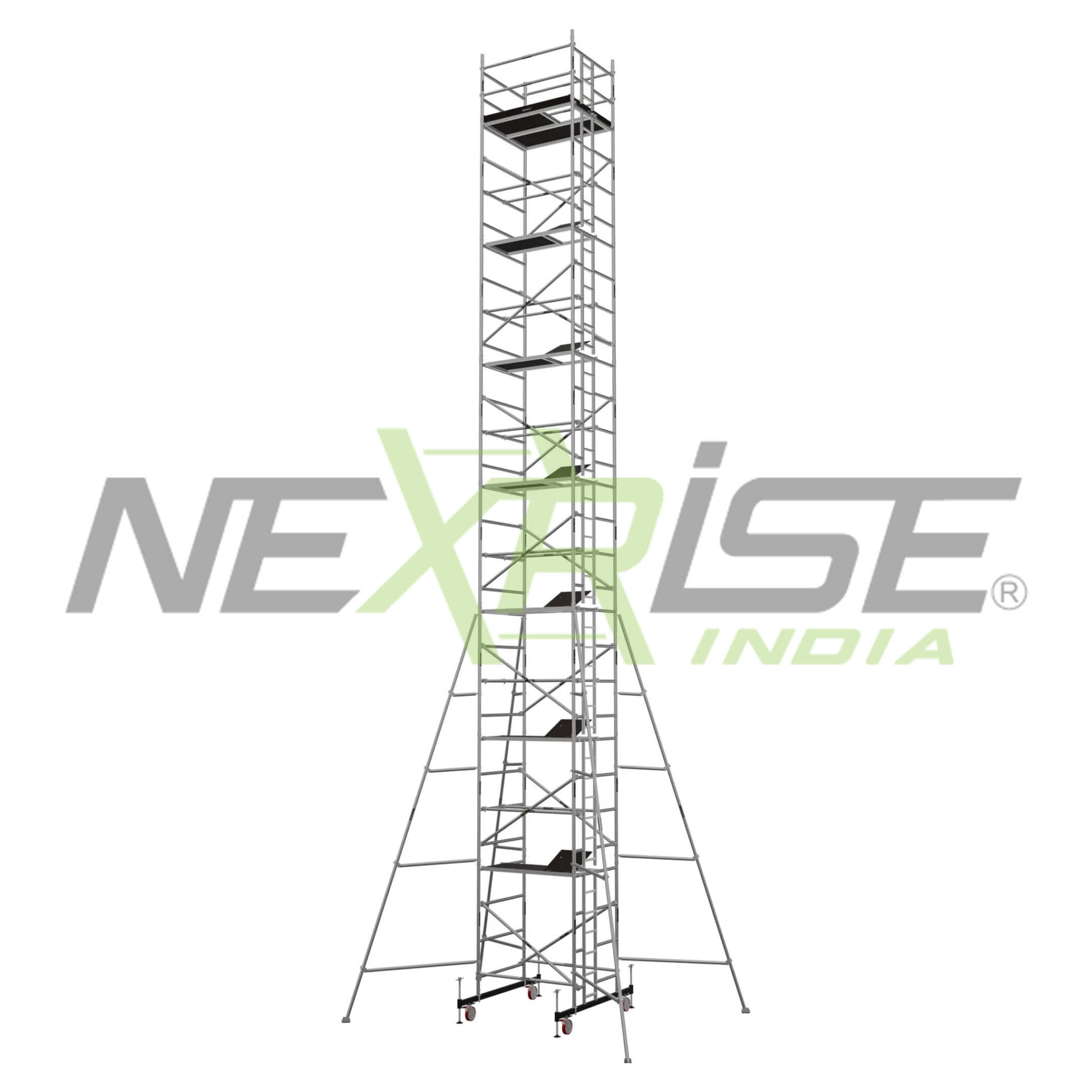 Ladder Frame Scaffold Tower | Double Width Frame Tower - Nexrise India ...