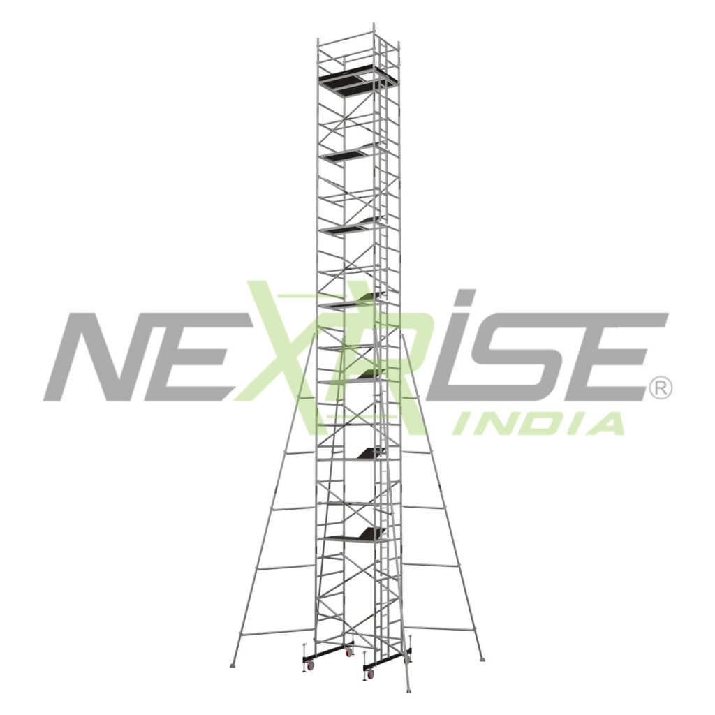 Ladder Frame Scaffold Tower | Double Width Frame Tower - Nexrise India ...
