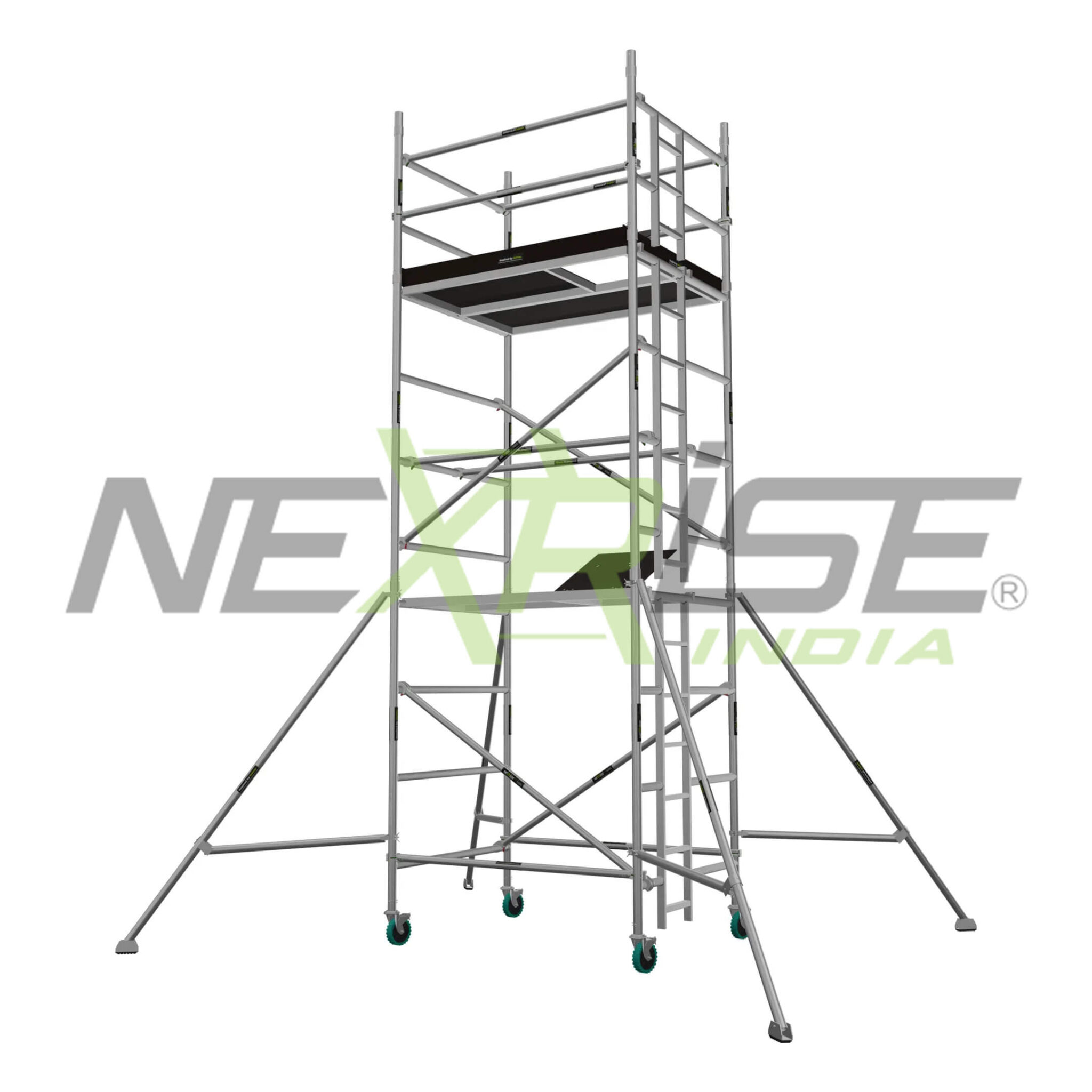 Ladder Frame Scaffold Tower | Double Width Frame Tower - Nexrise India ...