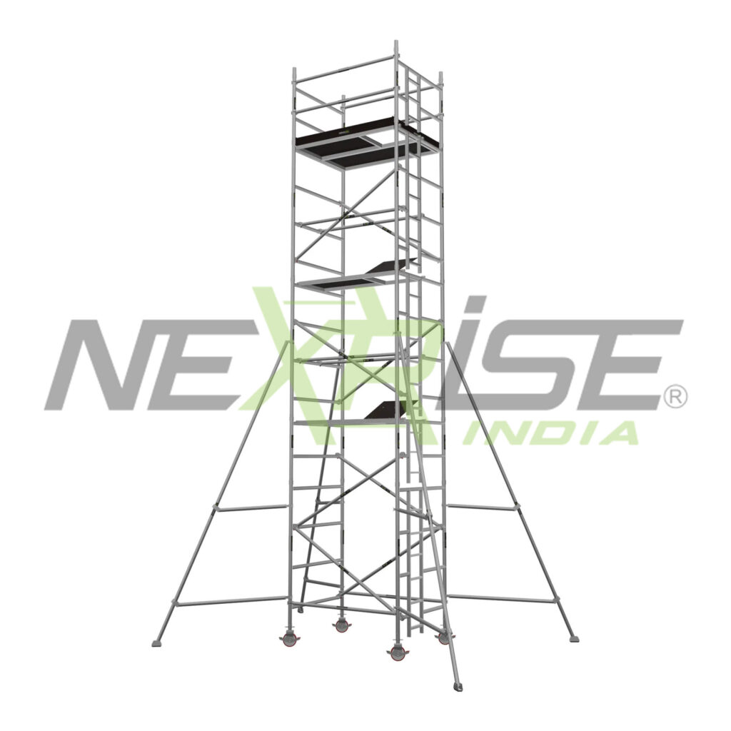 Ladder Frame Scaffold Tower | Double Width Frame Tower - Nexrise India ...